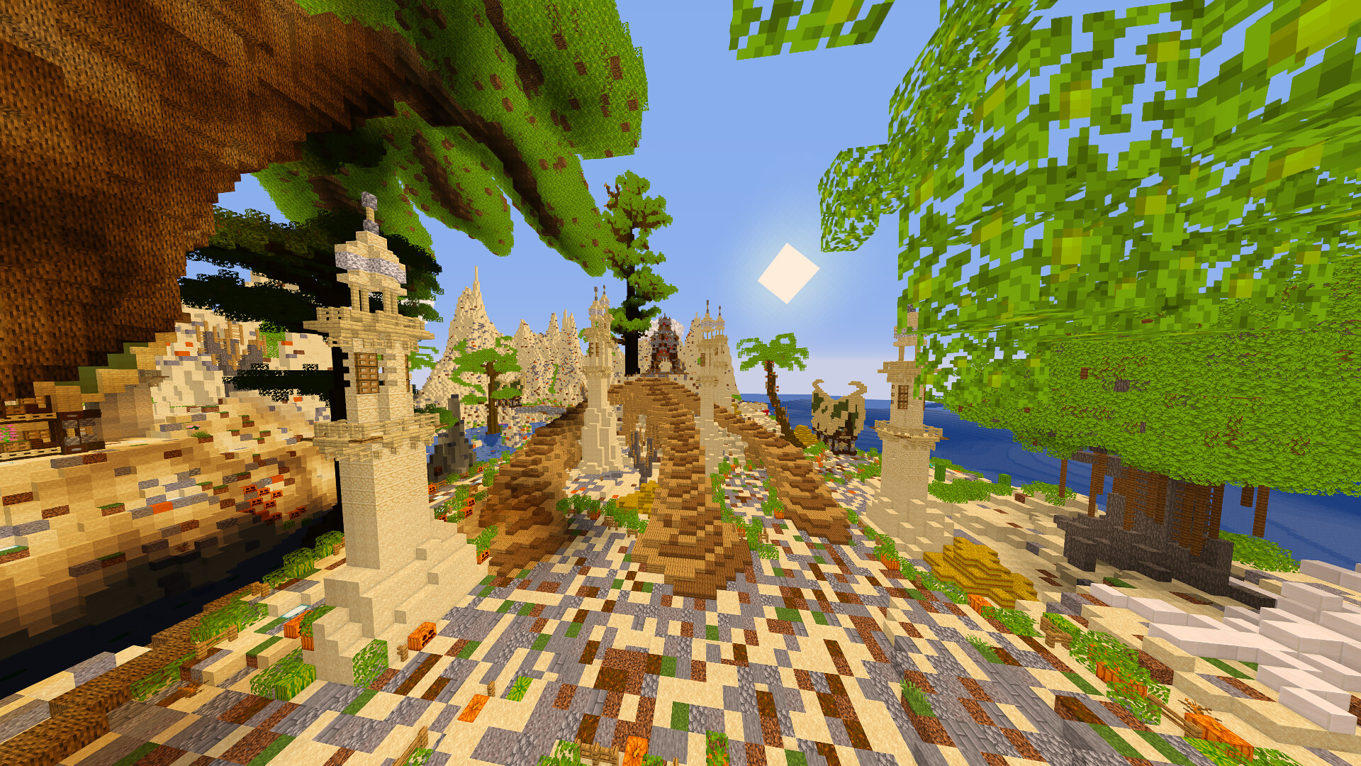 🌴TROPICAL ISLAND LOBBY Minecraft Map