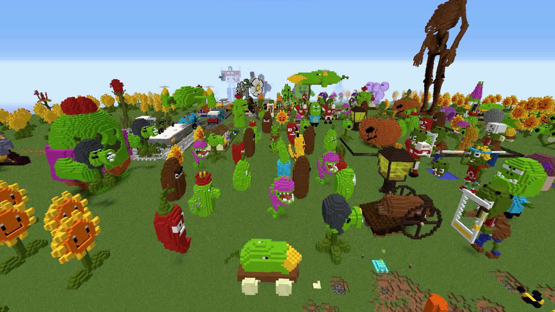 Minecraft PVZ Addon Battle map Minecraft Map