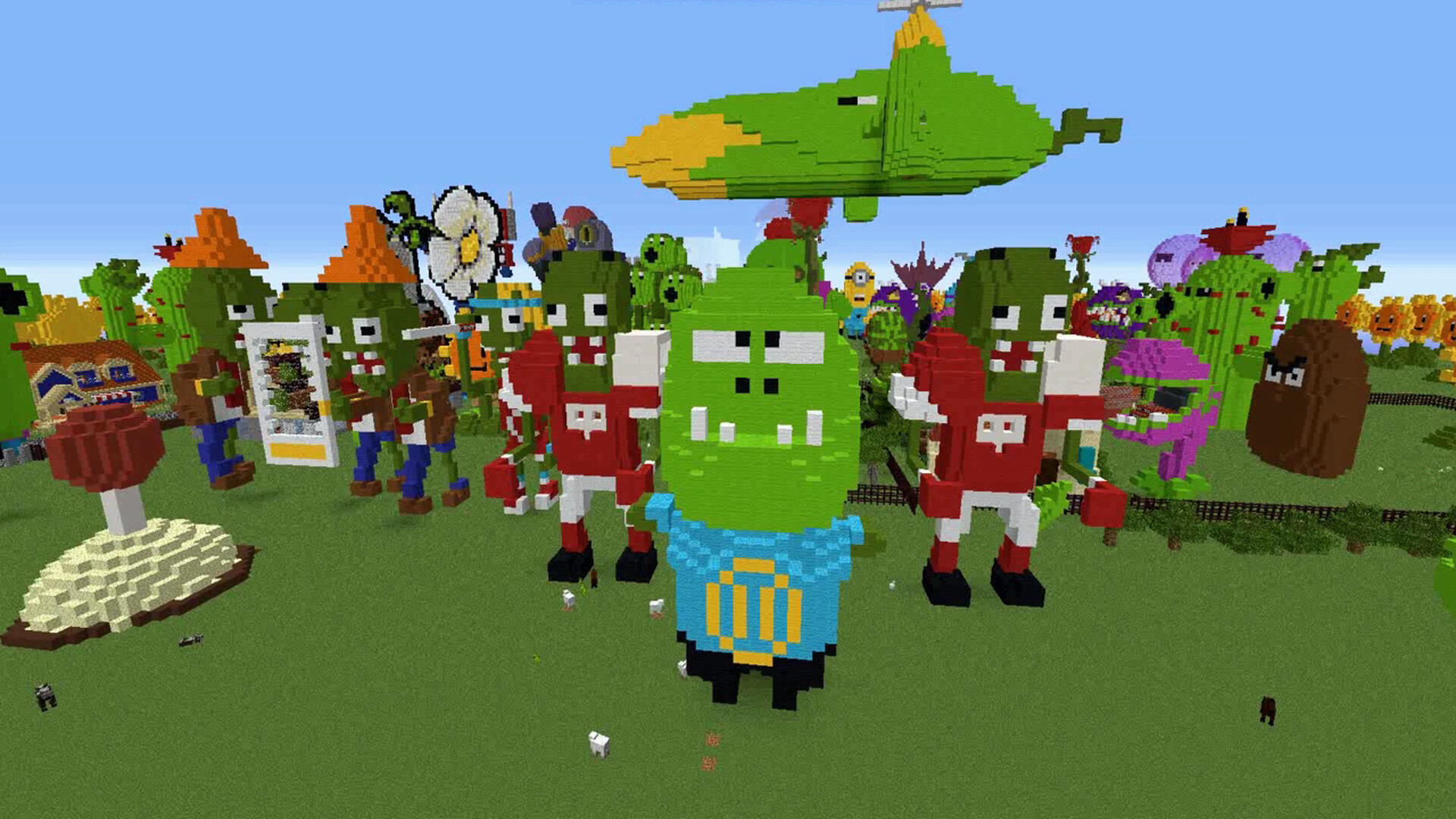 Minecraft PVZ Addon Battle map Minecraft Map