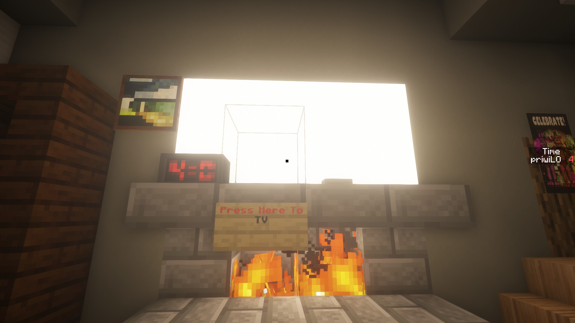 Tjoc : Living Room {Pre-Alpha} Minecraft Map