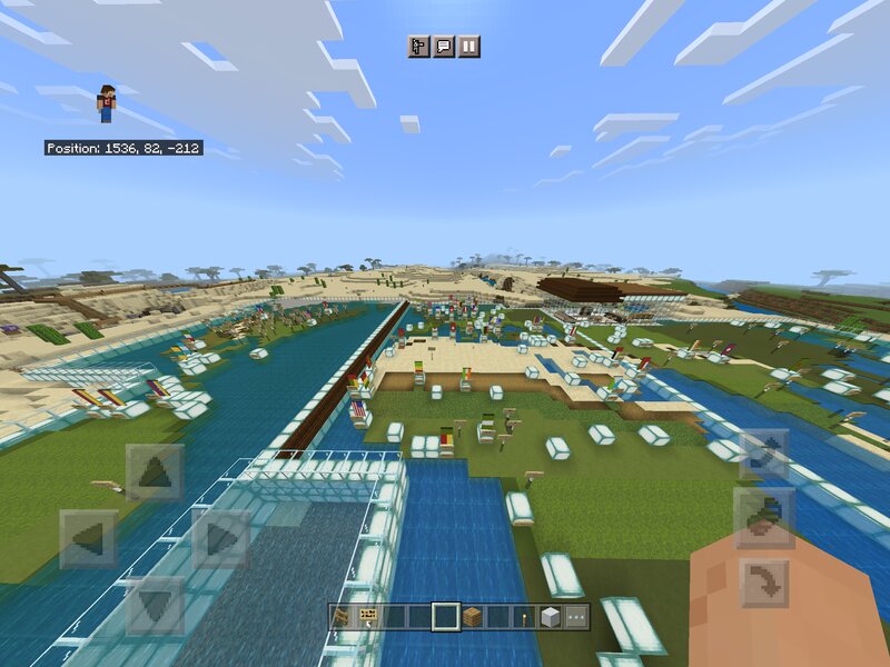 World Map & Flags Minecraft Map