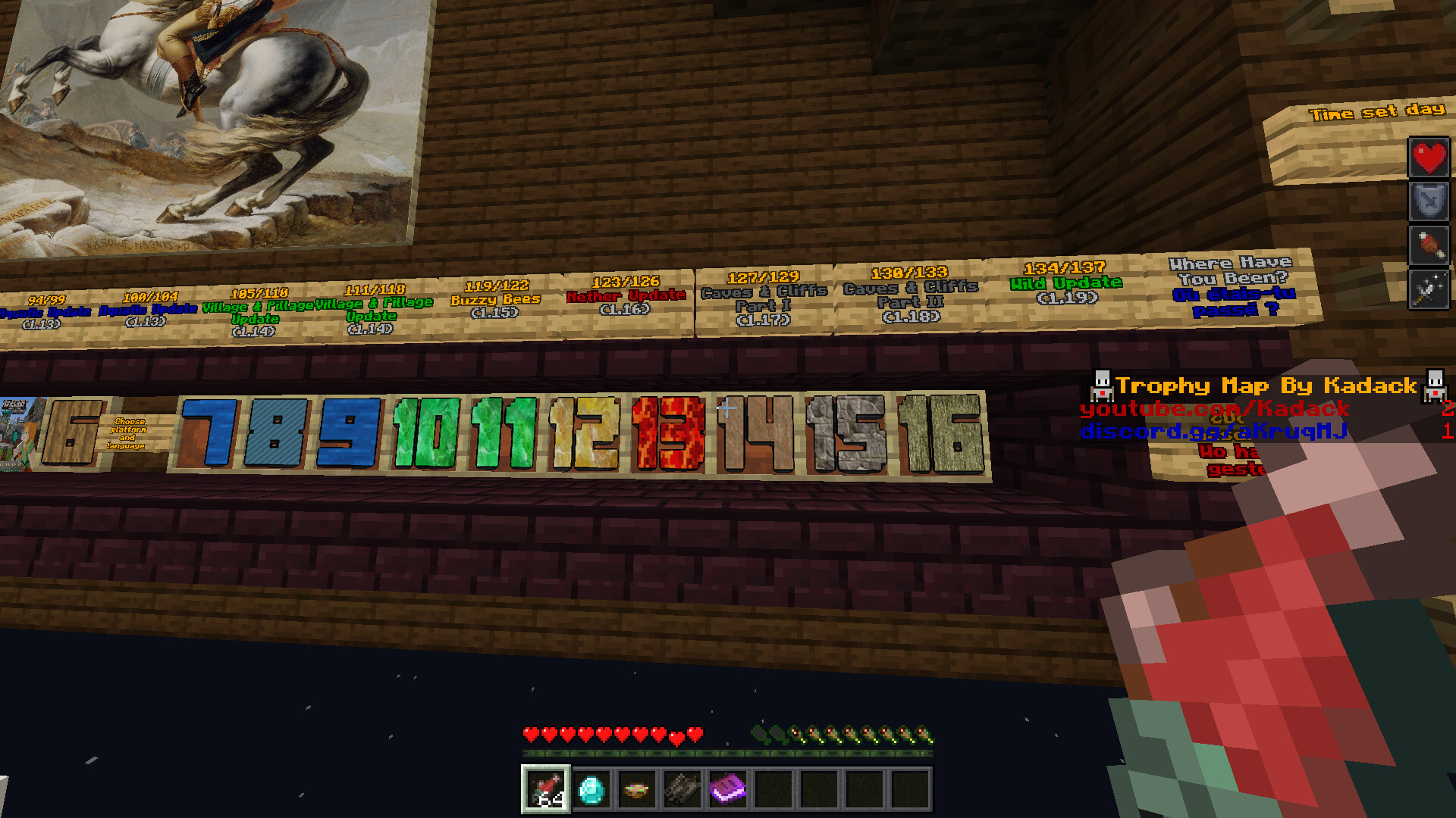 ACHIEVEMENTS MAP MINECRAFT BEDROCK ALL TROPHIES 122/122 PS4 XBOX SWITCH ...