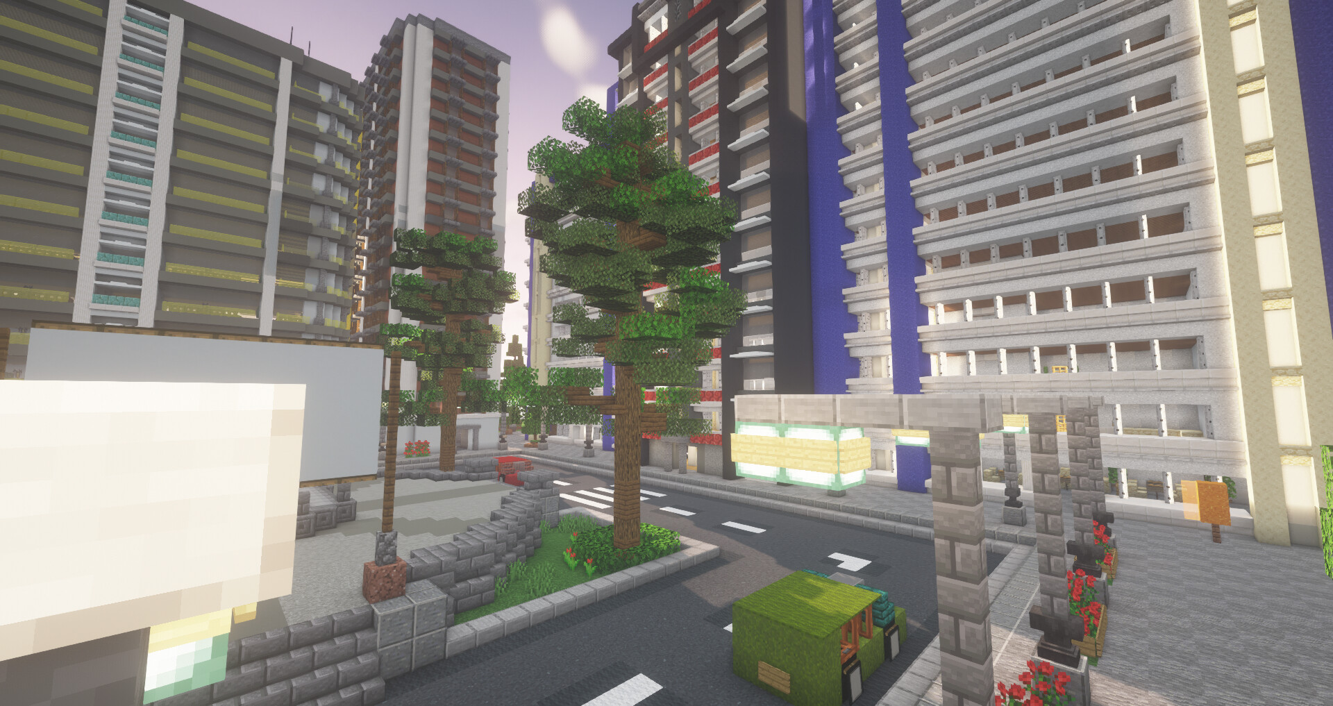 Modern City Spawn Minecraft Map