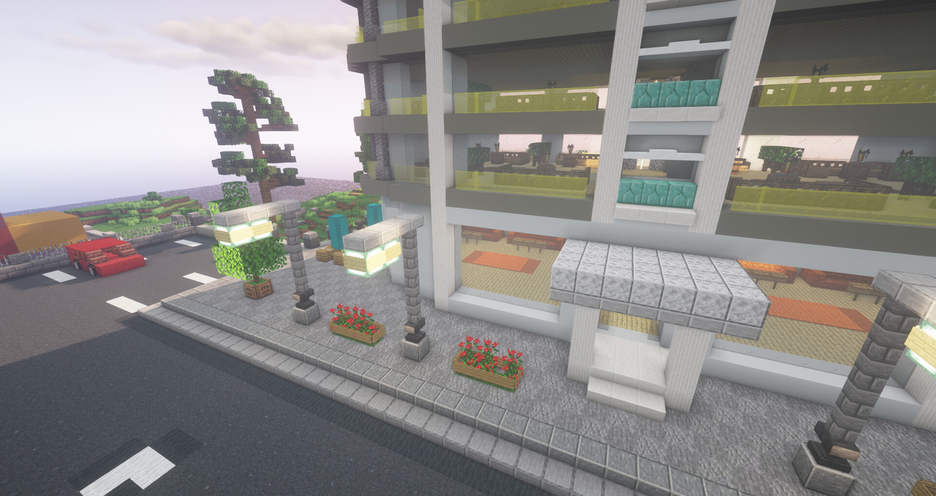 Modern City Spawn Minecraft Map