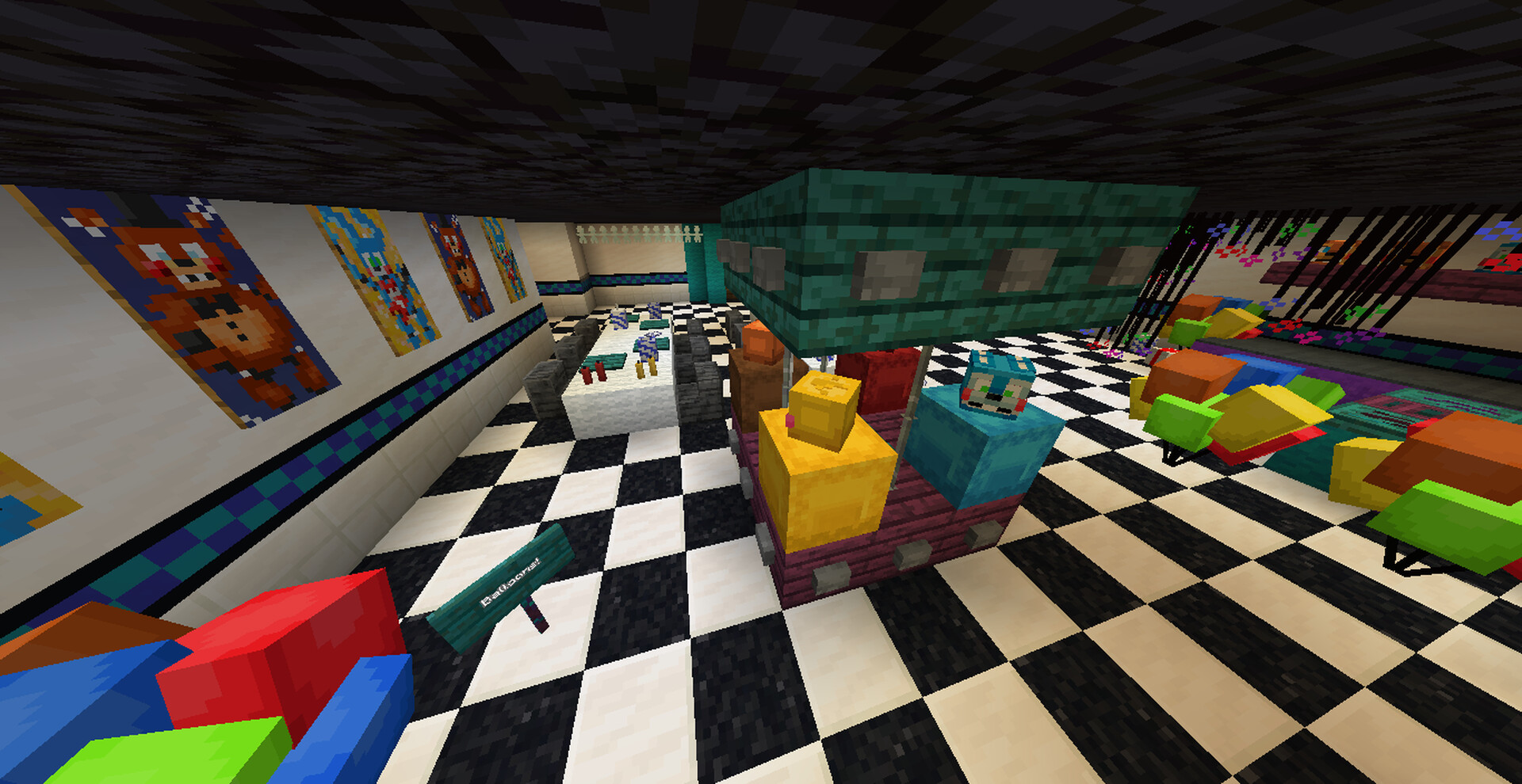 Five Nights at Freddy's 2 - Map by Penguin Party (w/ Resource Pack ...