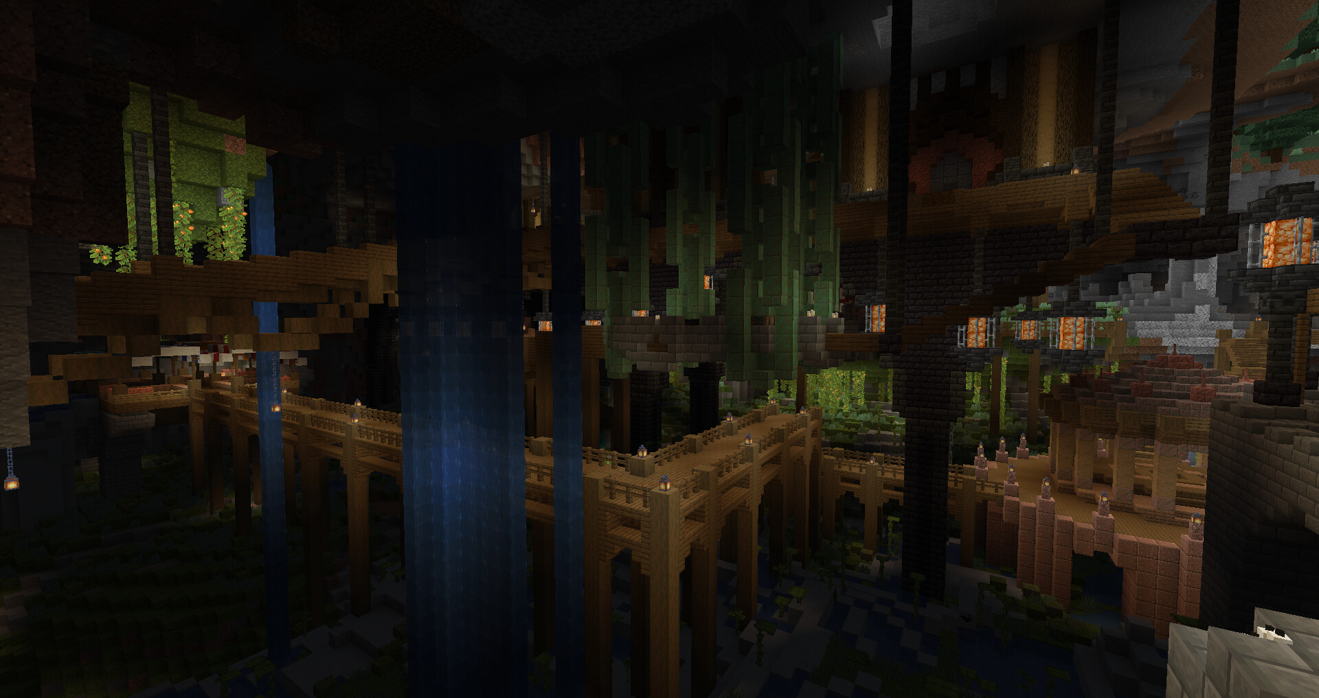 Cave Exploration Settlement - Minecraft 1.18 Minecraft Map