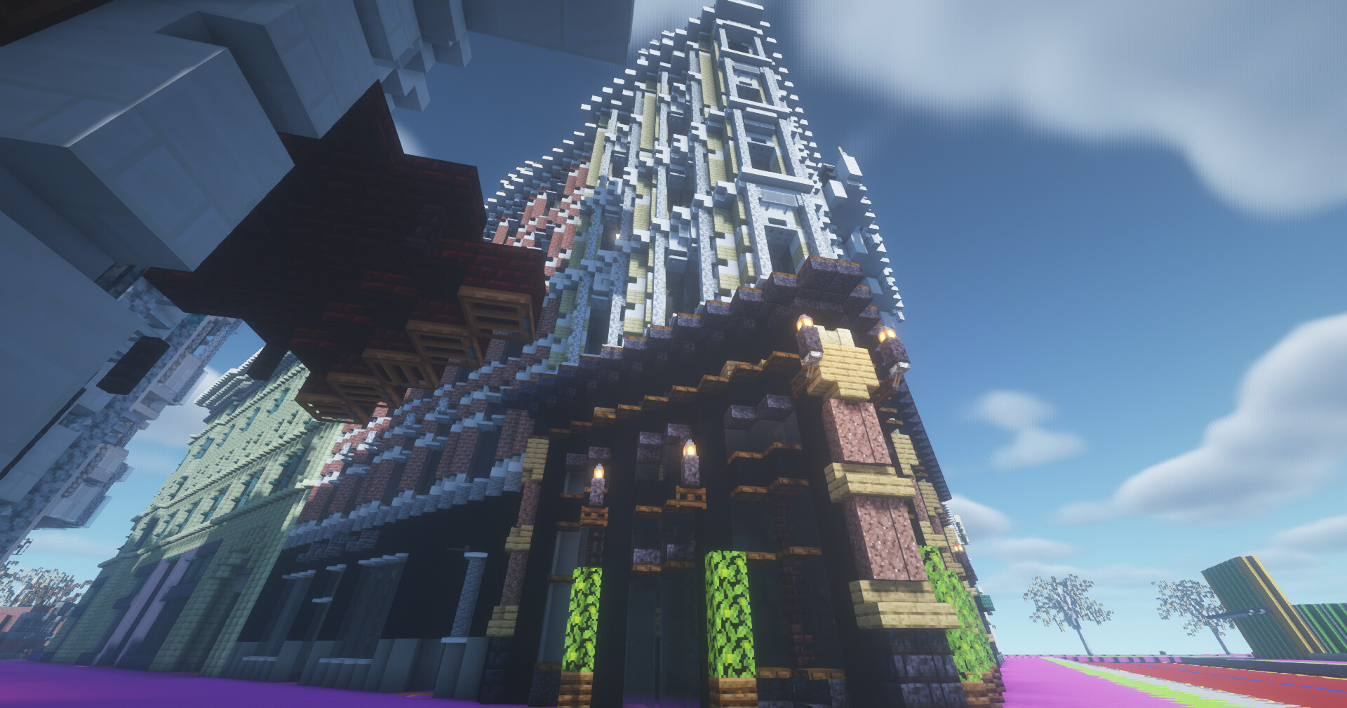 Euroway District: Amsterdam beautiful building. Minecraft Map