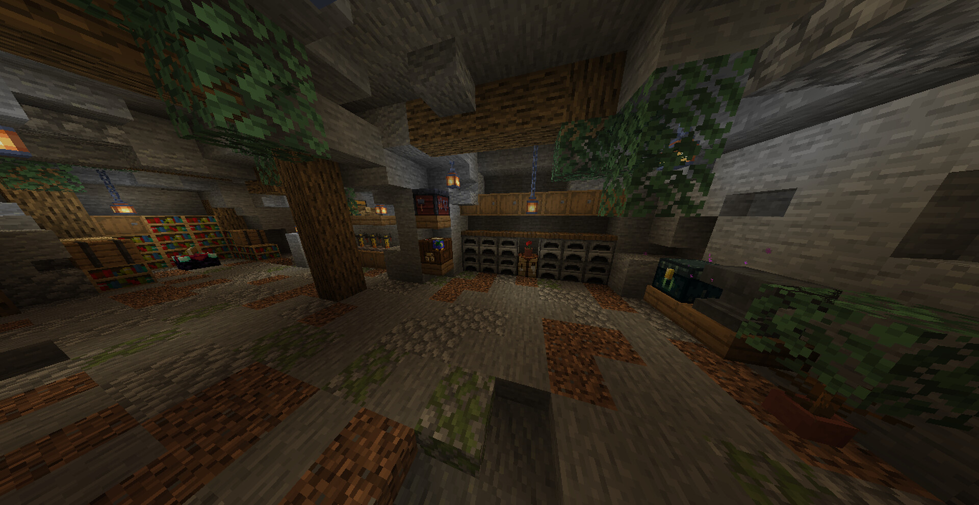 Survival Cave Base Minecraft Map