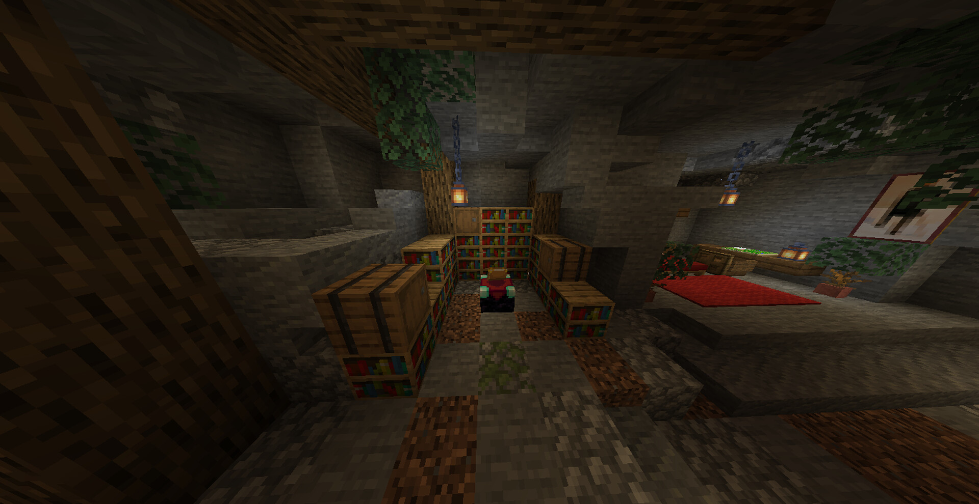 Survival Cave Base Minecraft Map