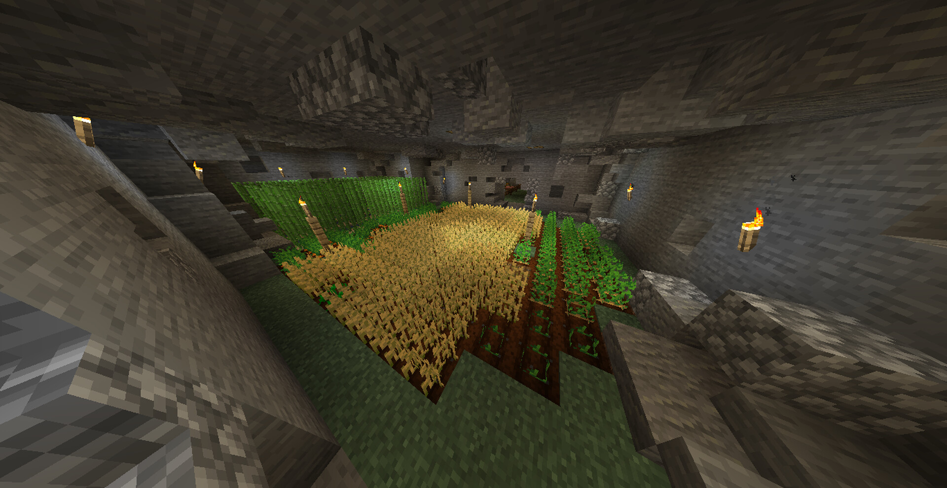 Survival Cave Base Minecraft Map