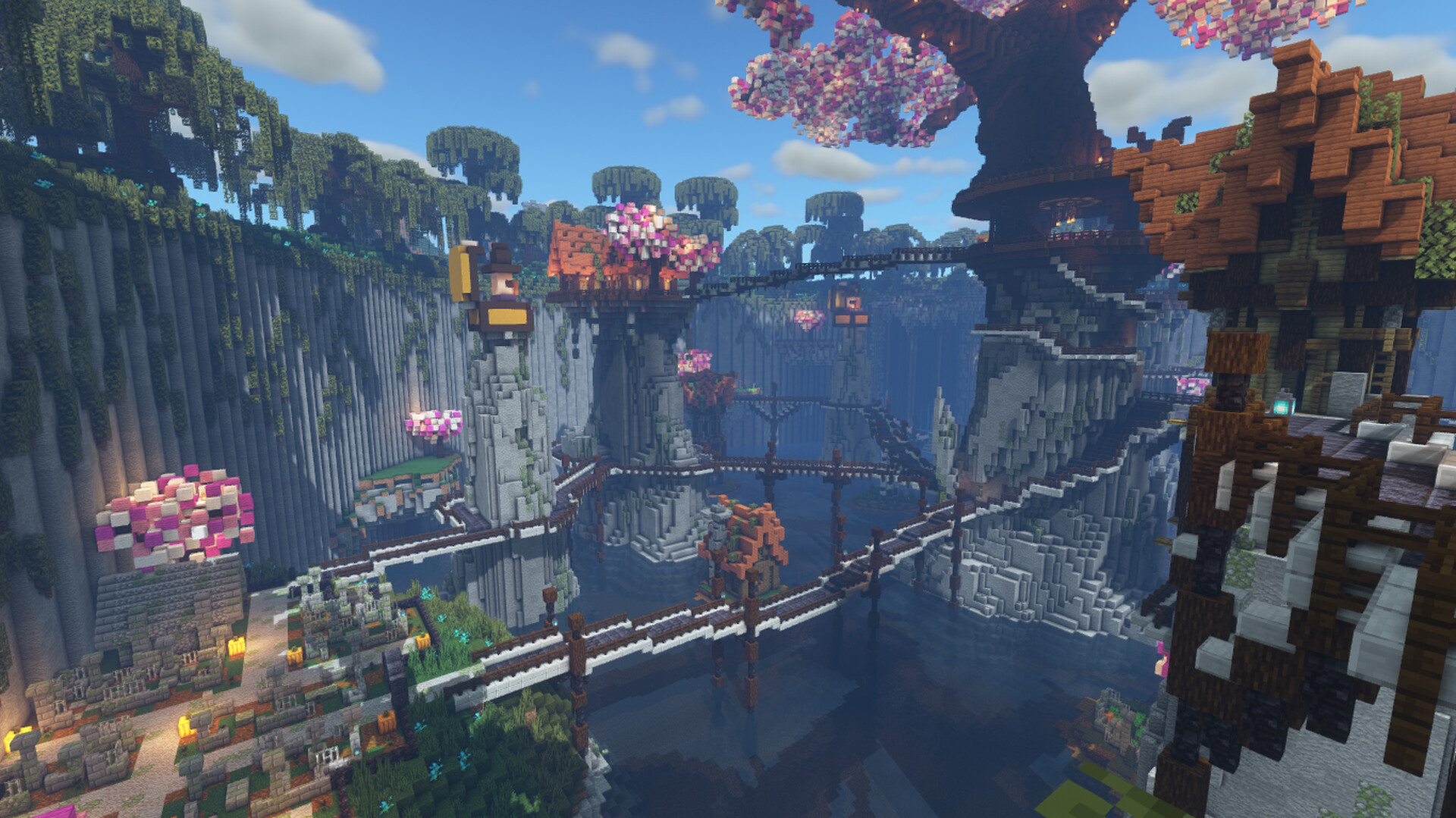 cherryblossom tree spawn Minecraft Map