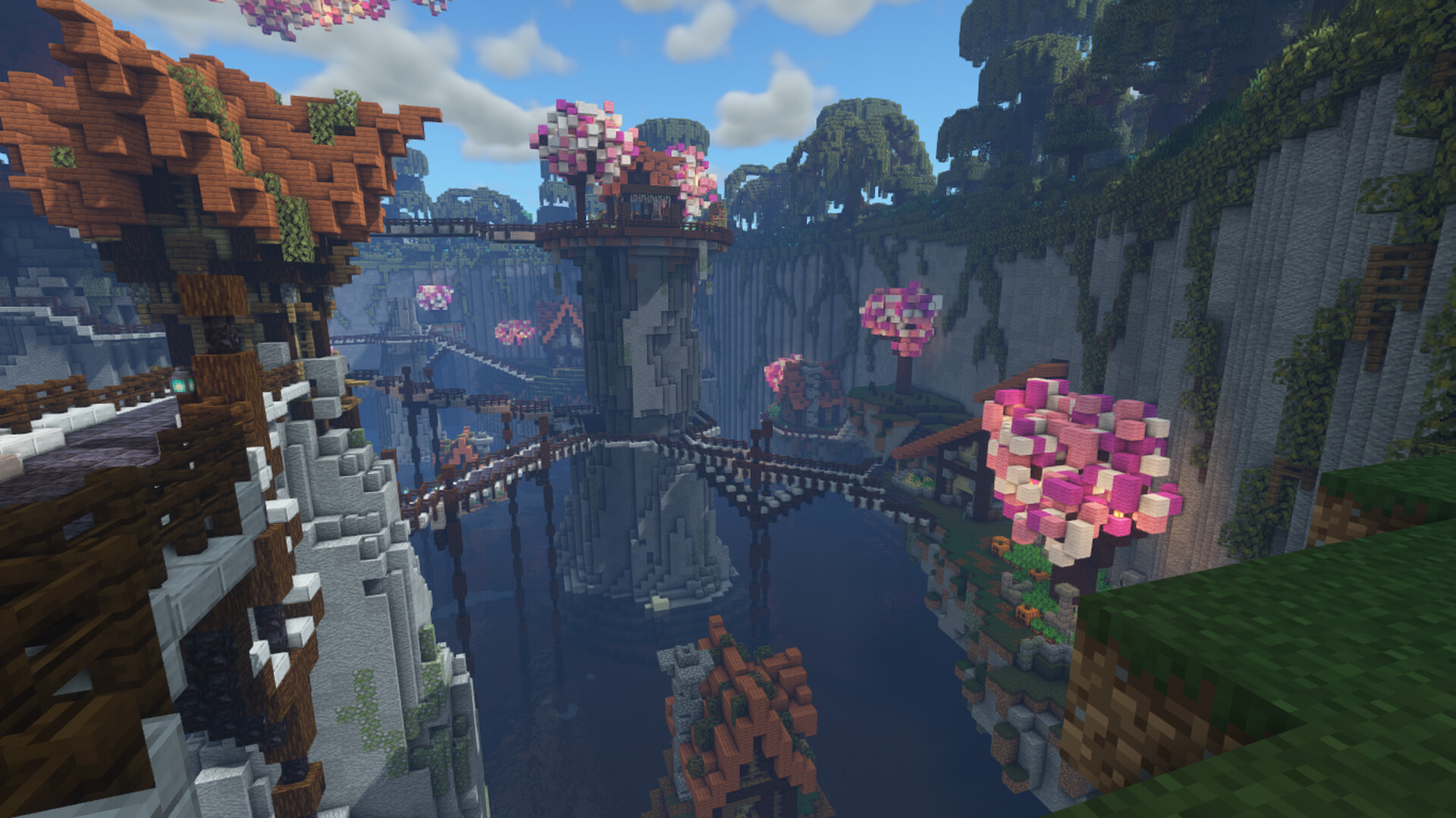 cherryblossom tree spawn Minecraft Map