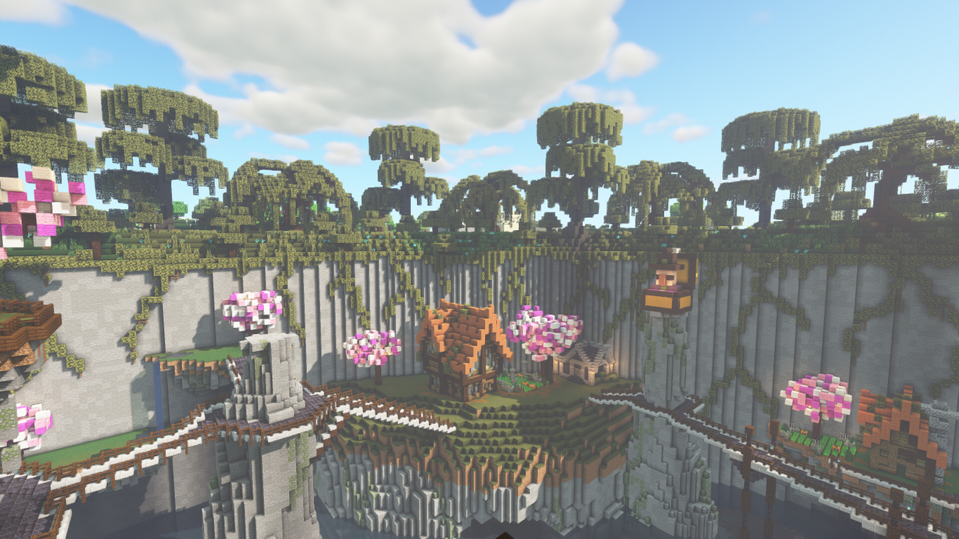 cherryblossom tree spawn Minecraft Map