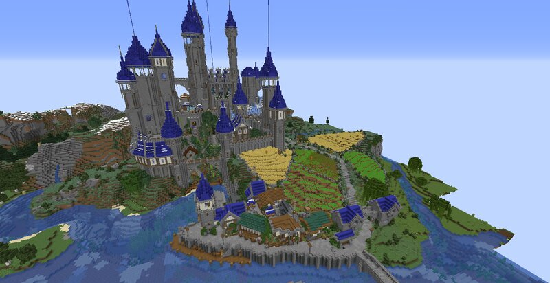 Bessys Blue Castle Minecraft Map