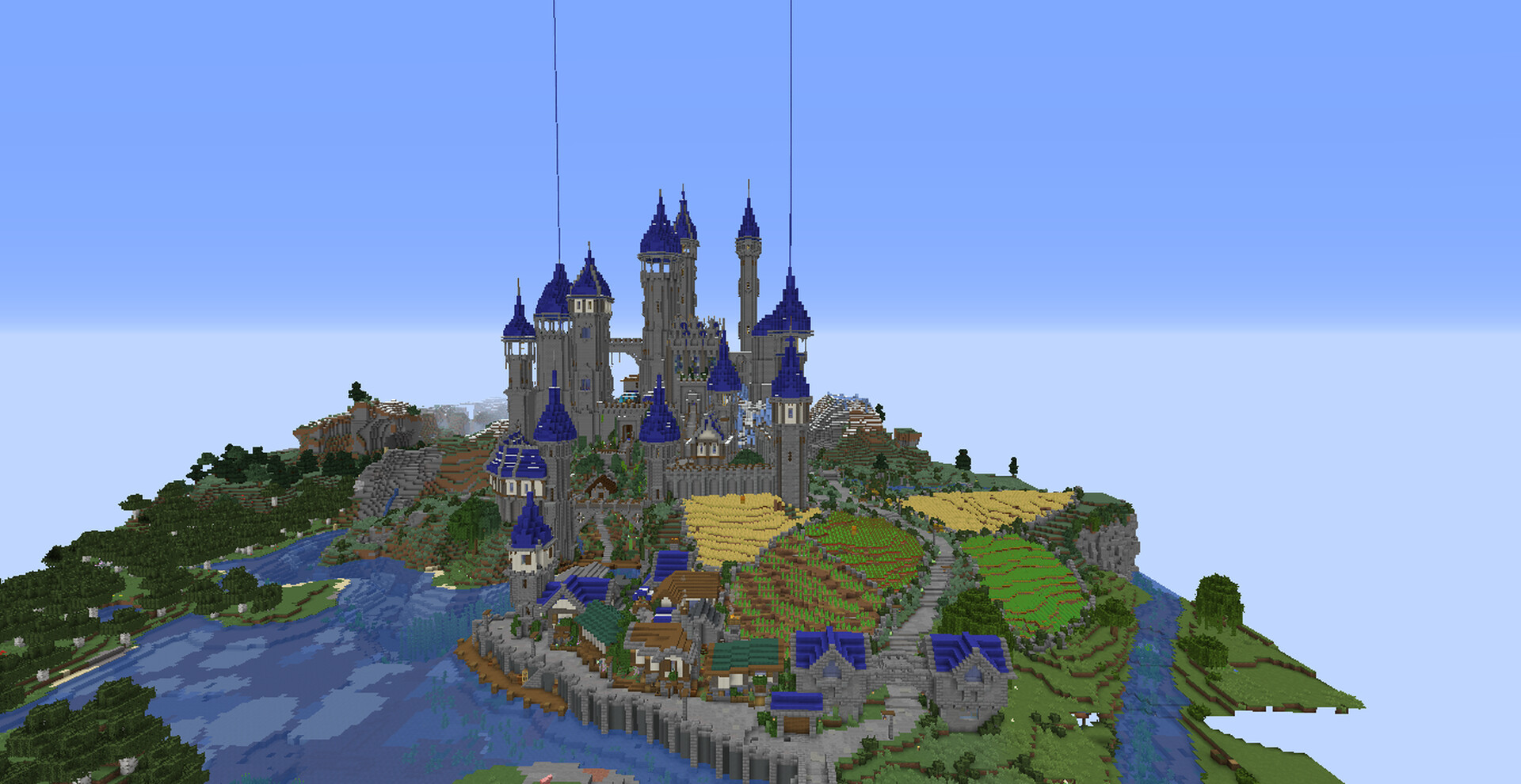 Bessys Blue Castle Minecraft Map