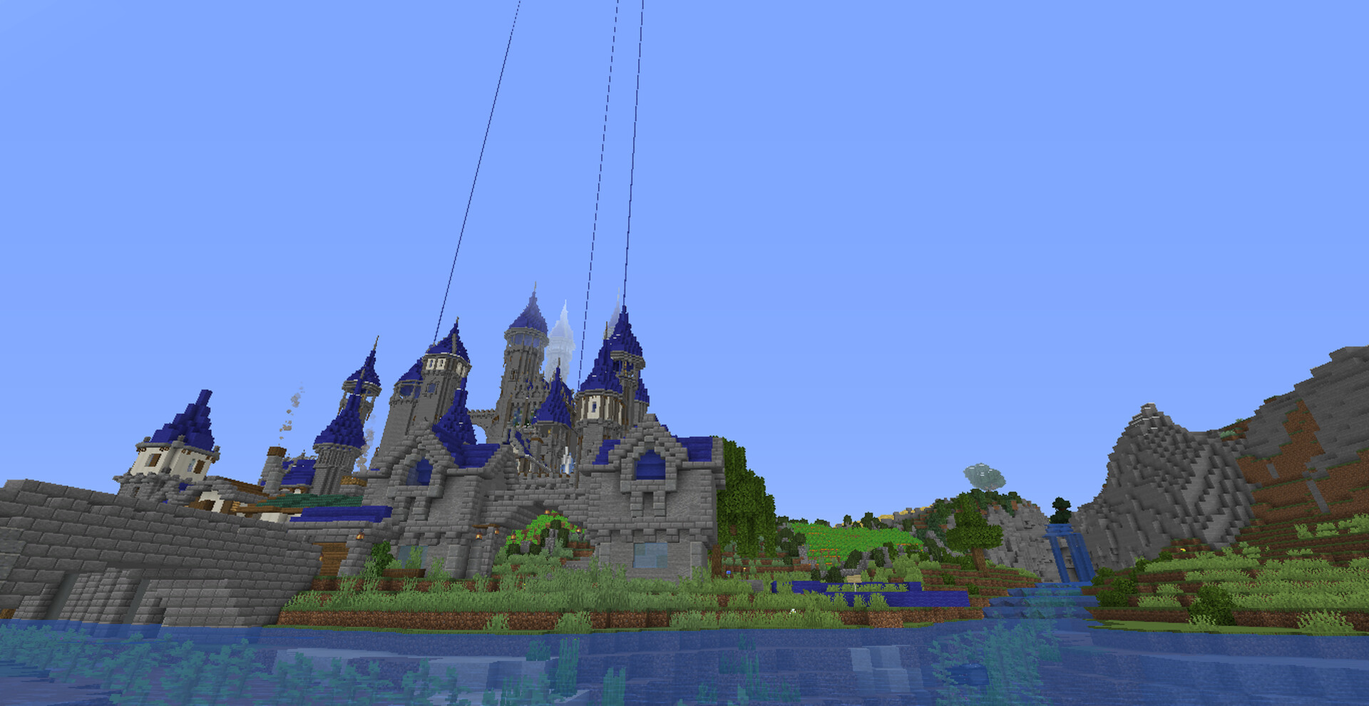 Bessys Blue Castle Minecraft Map