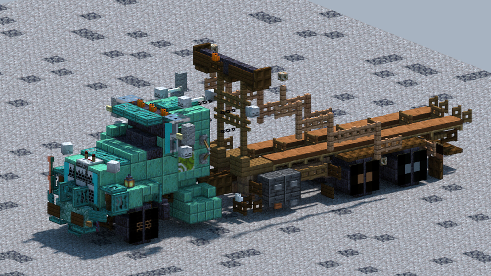 Mack RD688SX, Roll Off truck [With Download] Minecraft Map