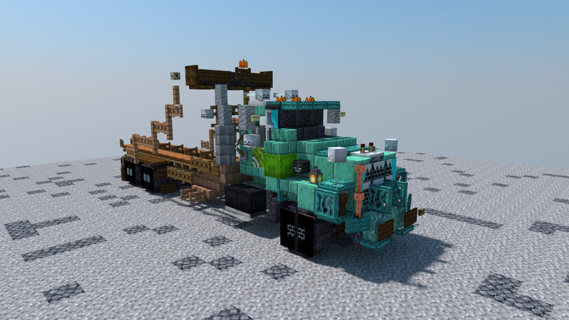 Mack RD688SX, Roll Off truck [With Download] Minecraft Map