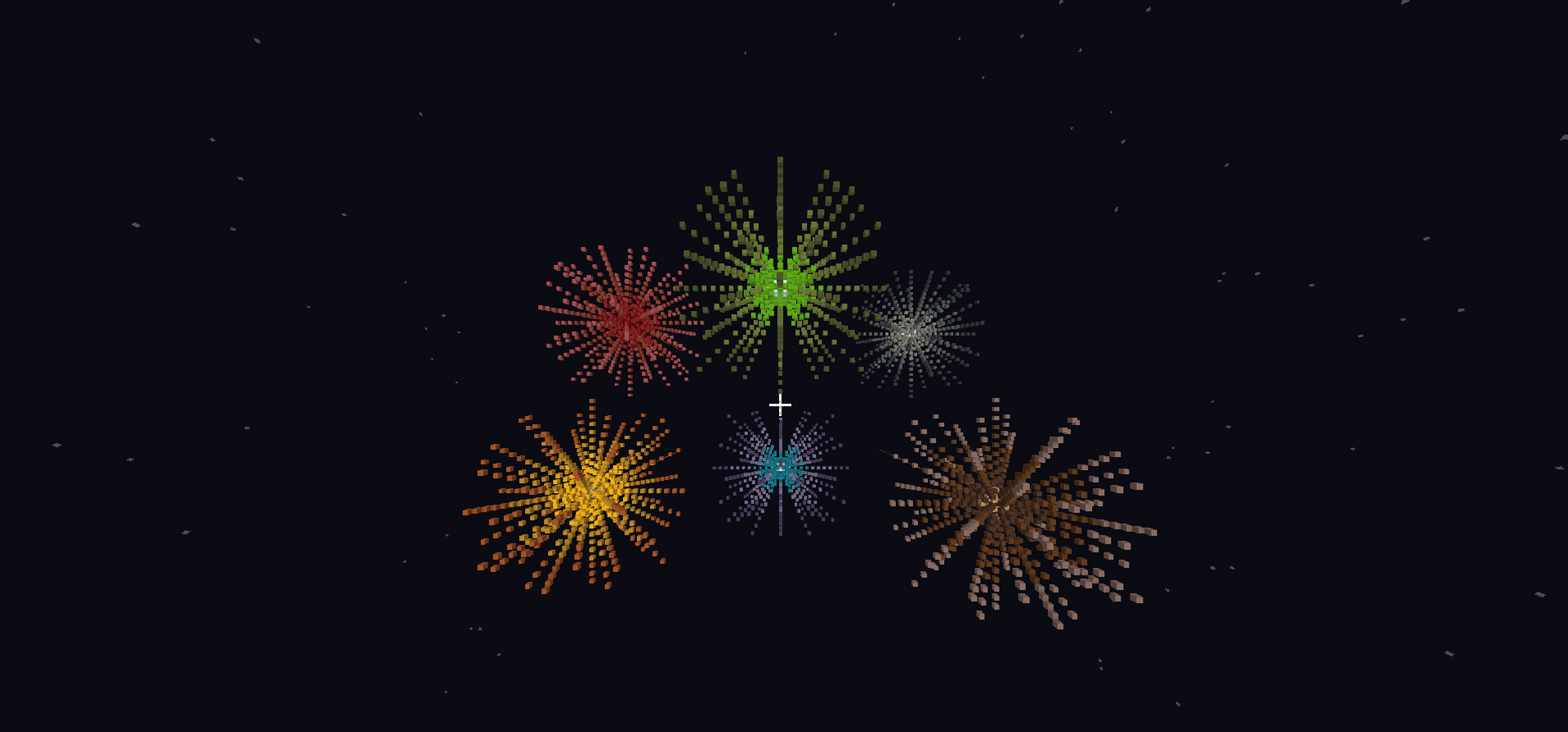 Minecraft Big Colorfull Fireworks 3D Minecraft Map