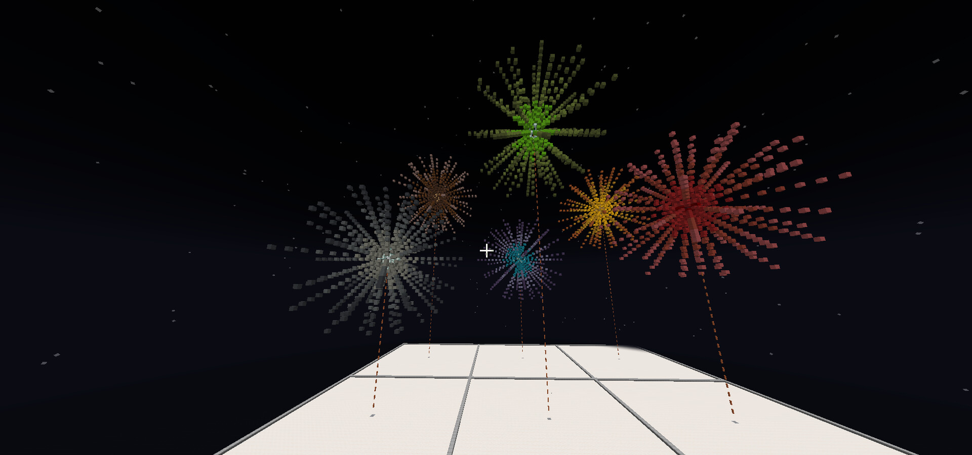 Minecraft Big Colorfull Fireworks 3D Minecraft Map