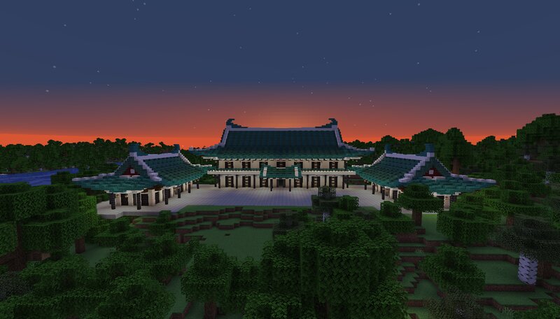 Cheongwadae - Blue House of Korea - 청와대 Minecraft Map