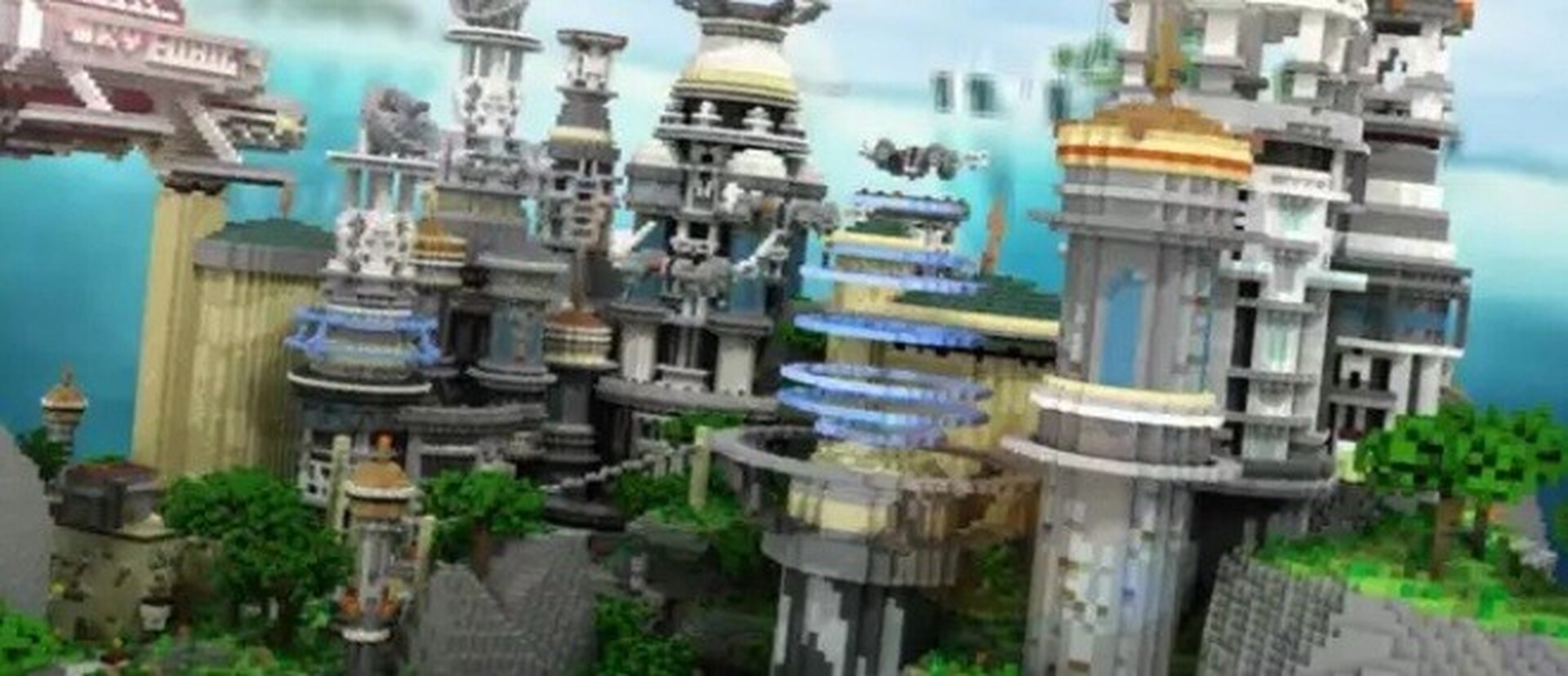 Futuristic spawn Minecraft Map