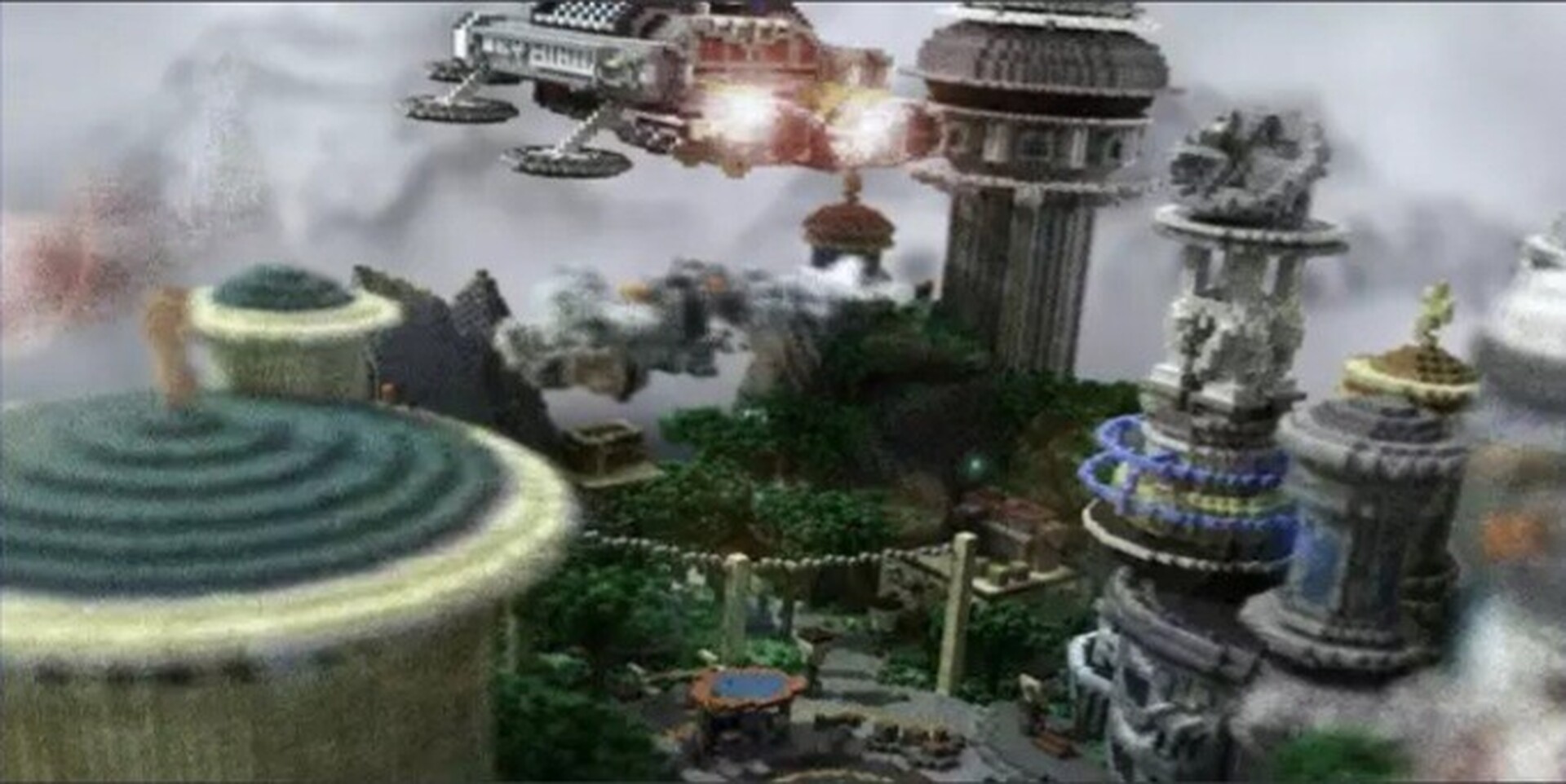 Futuristic spawn Minecraft Map