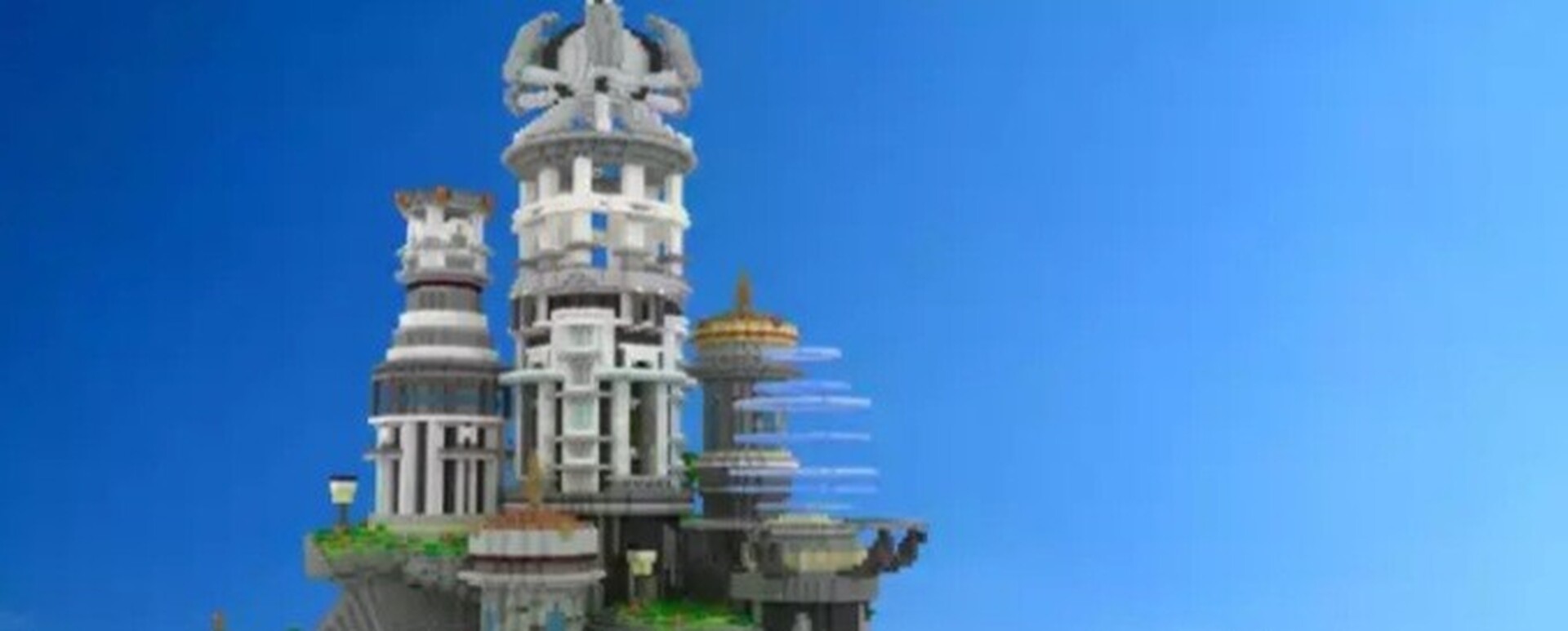 Futuristic spawn Minecraft Map