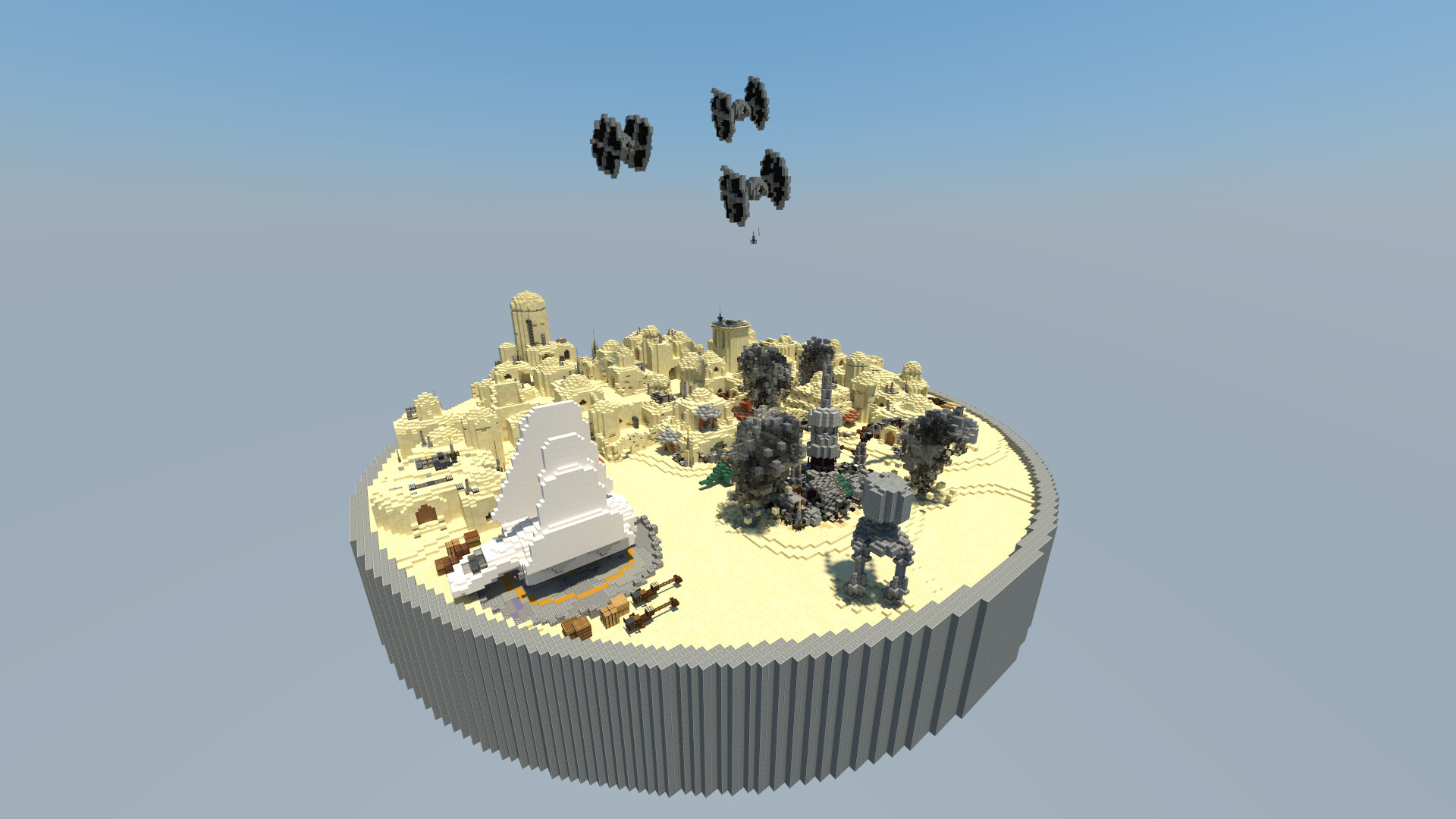 Diorama Star wars - Tatooine Minecraft Map