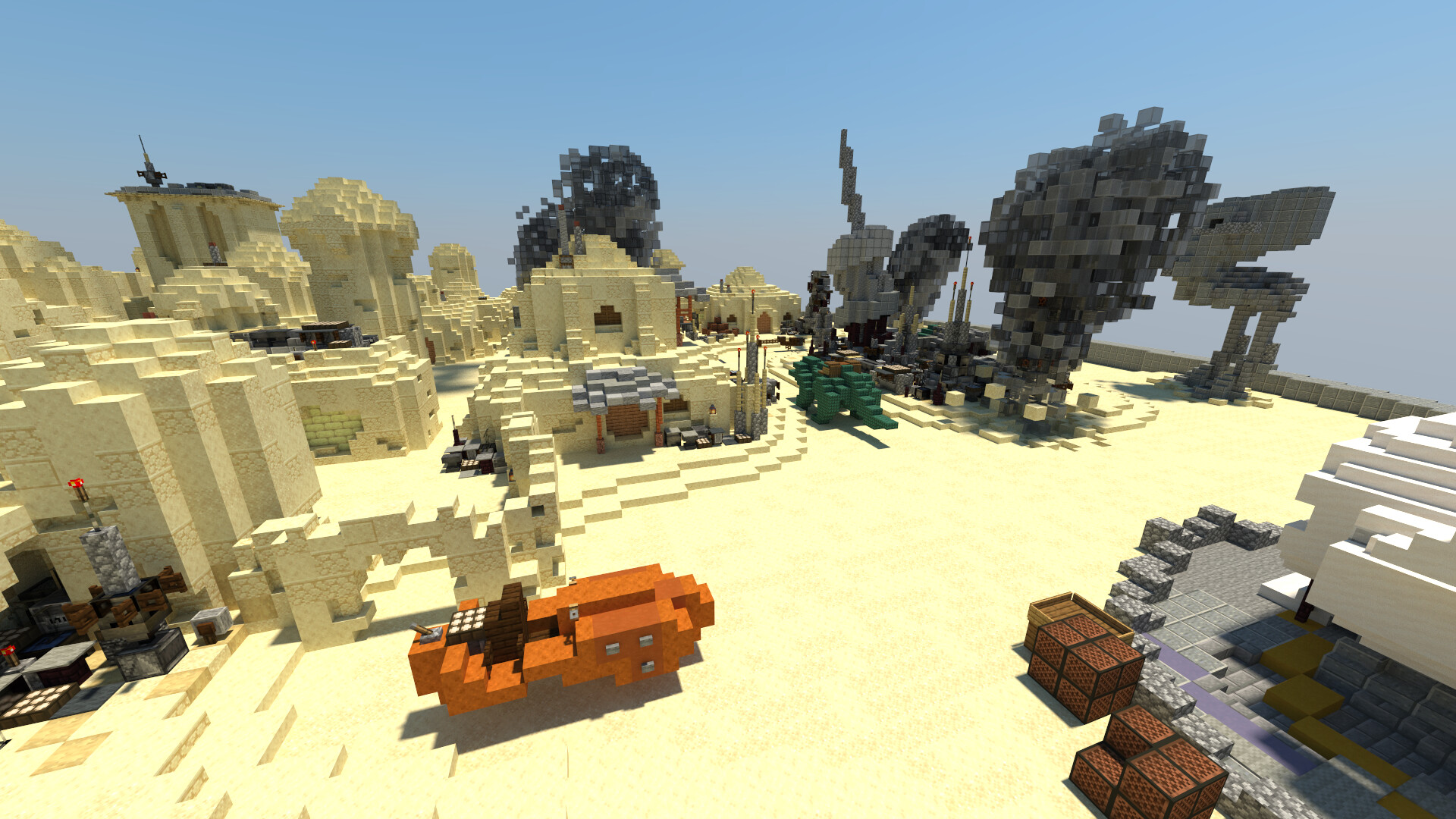 Diorama Star wars - Tatooine Minecraft Map