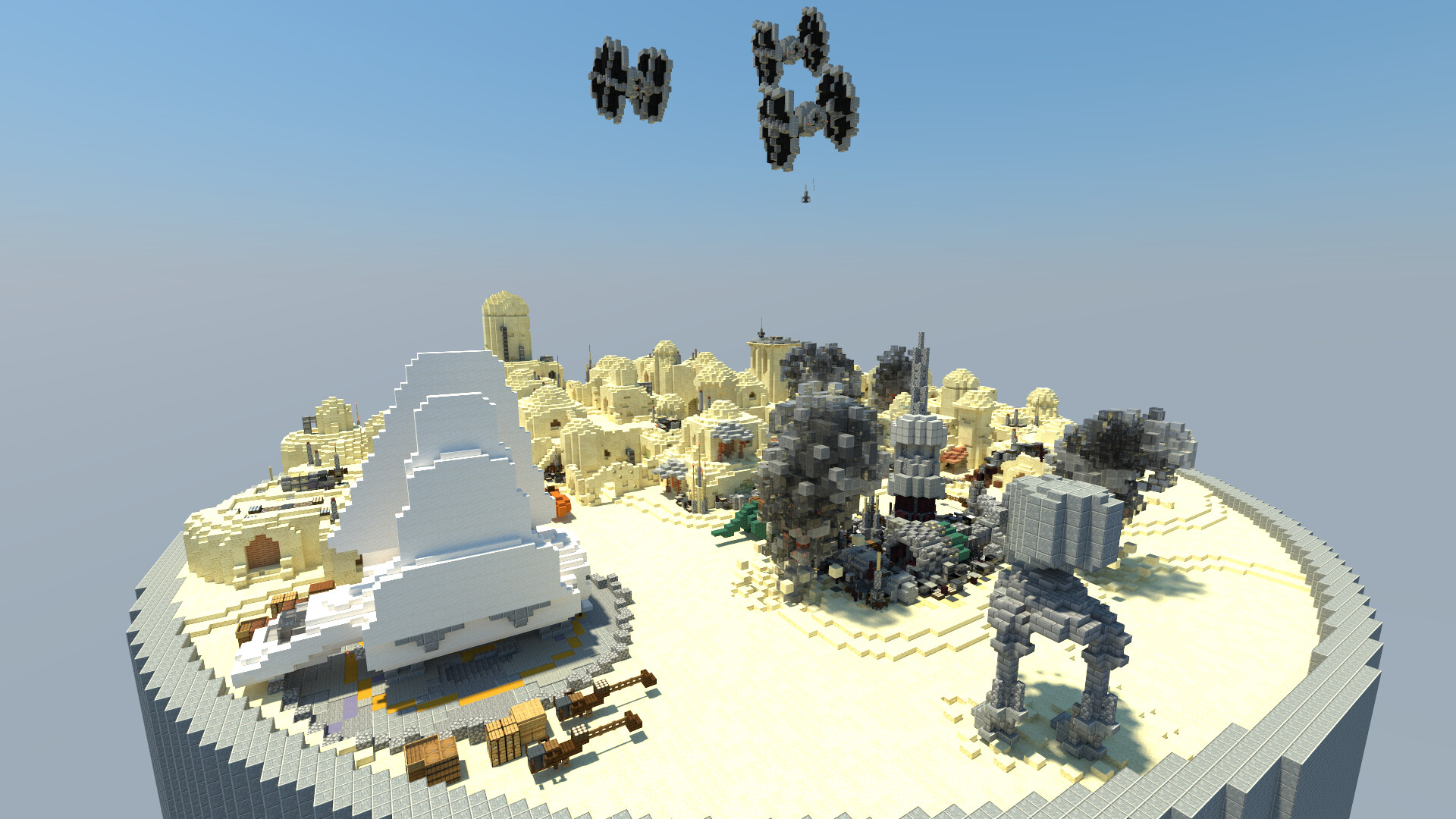 Diorama Star wars - Tatooine Minecraft Map