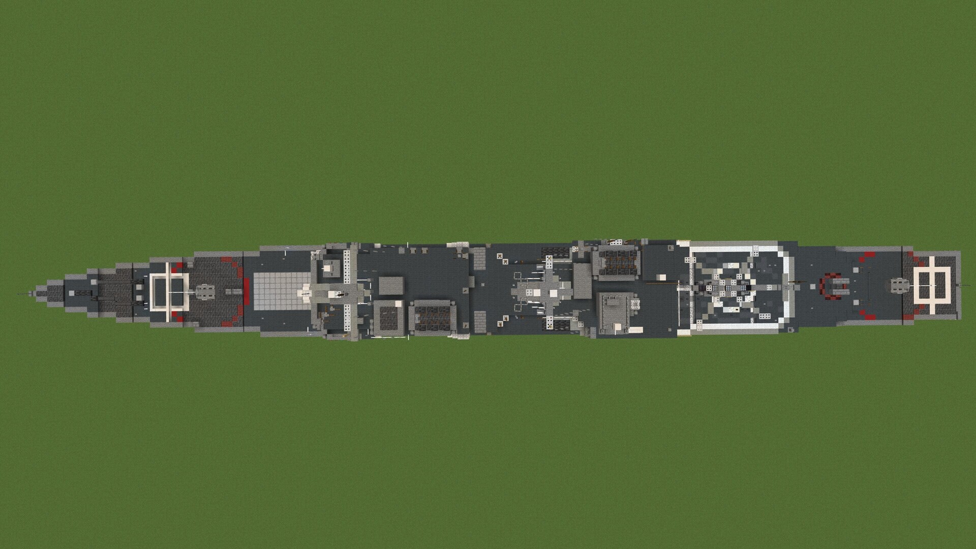 USS Spruance (DD-963) 1:1 scale Minecraft Map