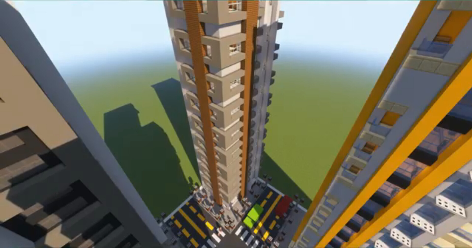 4 high-rise building Minecraft Map