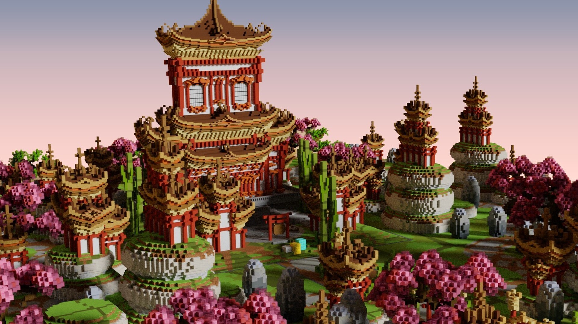 [Factions] - Oriental Warzone + Spawn Minecraft Map