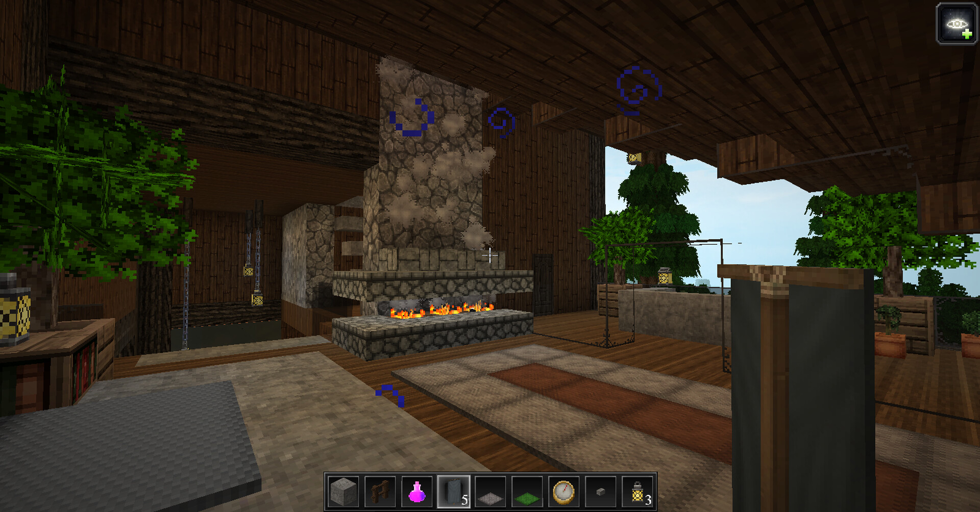 Simple Log Cabin Minecraft Map