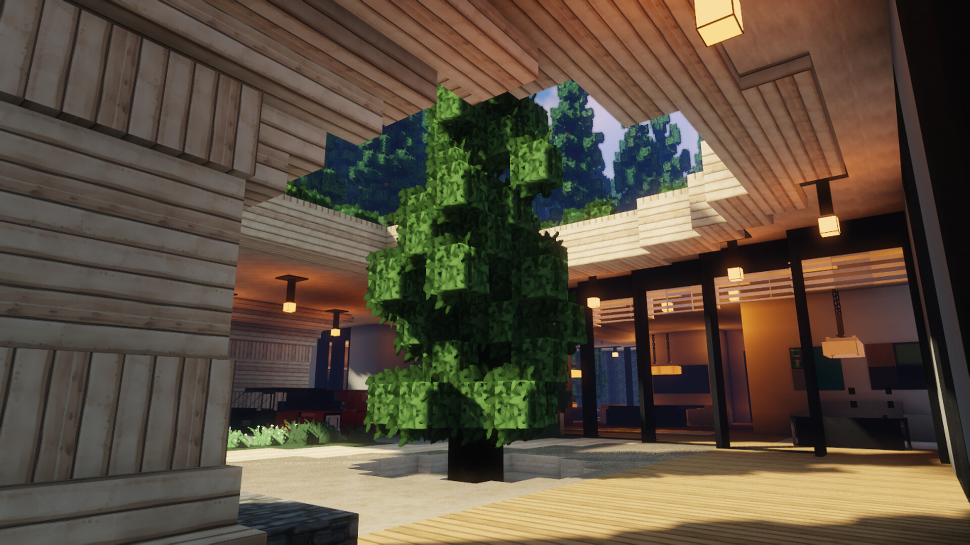 Modern Organic House Minecraft Map