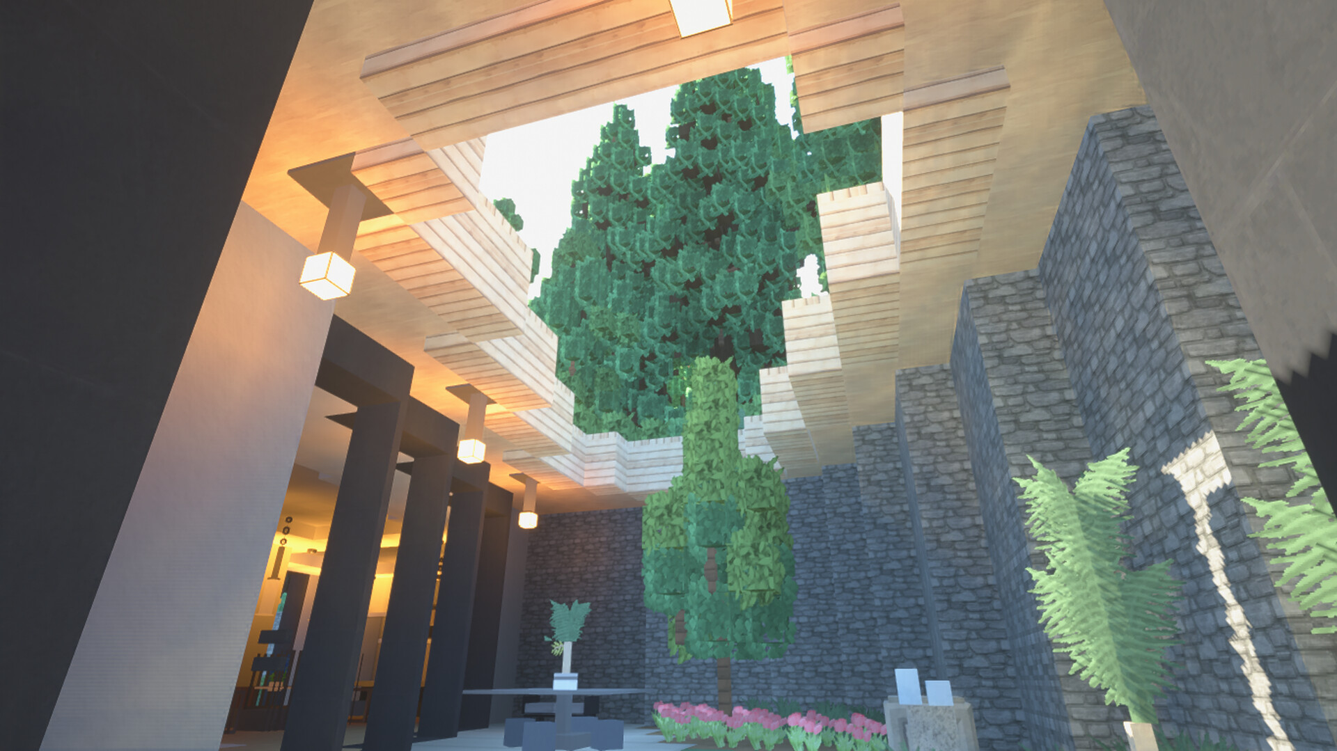 Modern Organic House Minecraft Map