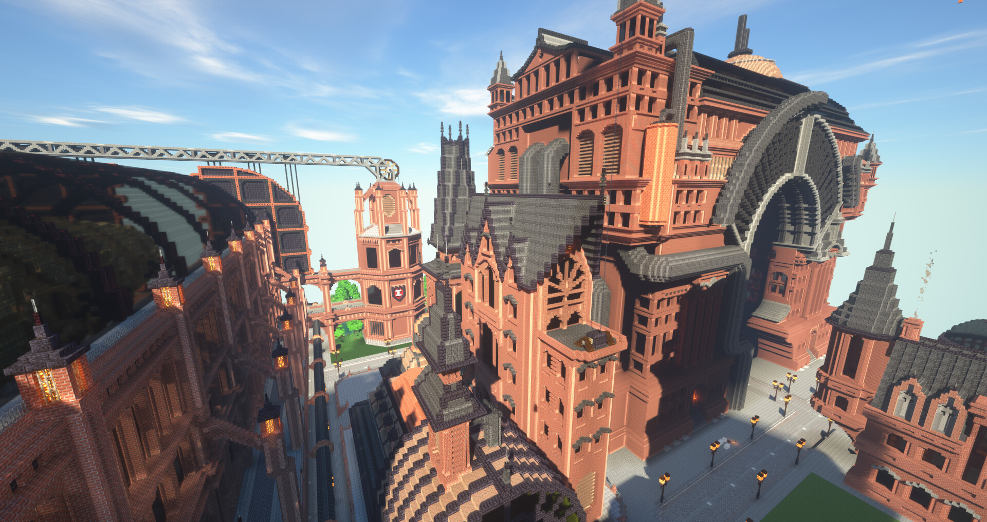 Irongate Steampunk City Minecraft Map