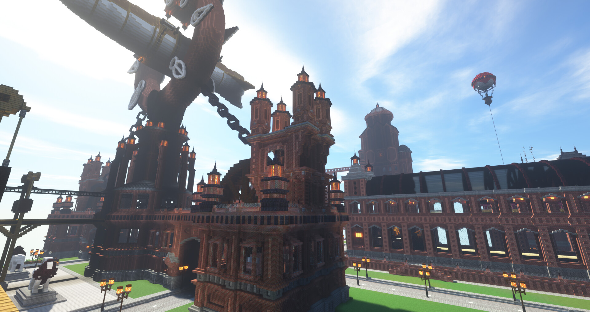 Irongate Steampunk City Minecraft Map
