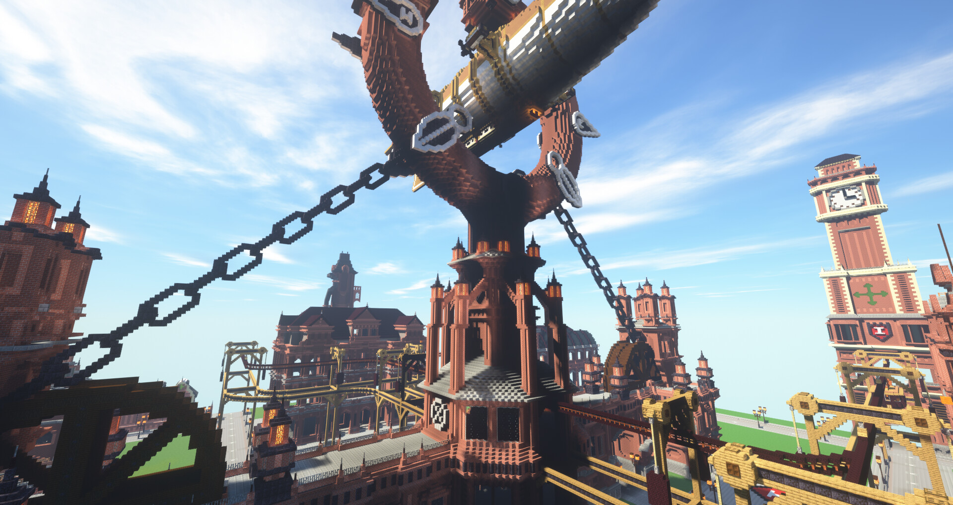 Irongate Steampunk City Minecraft Map