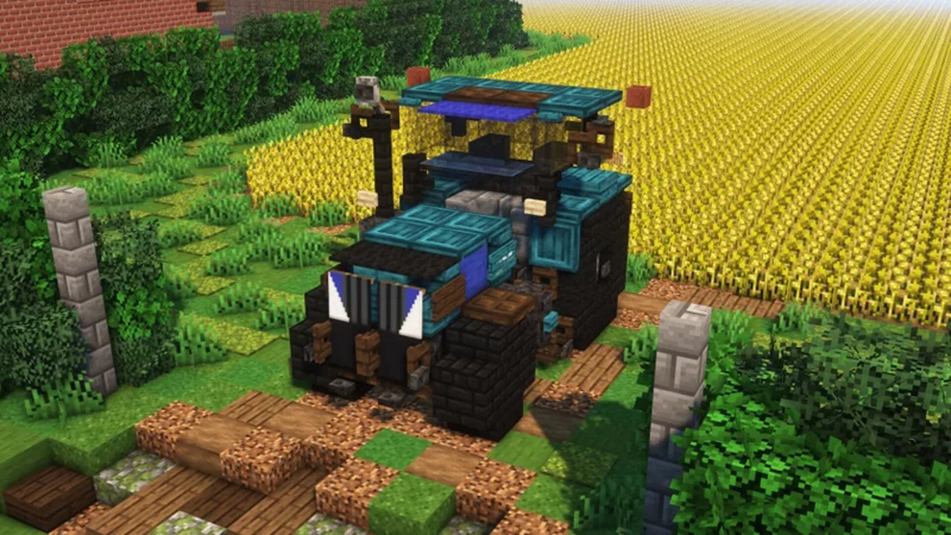 New Holland T6 + Methane Power T6 Minecraft Map
