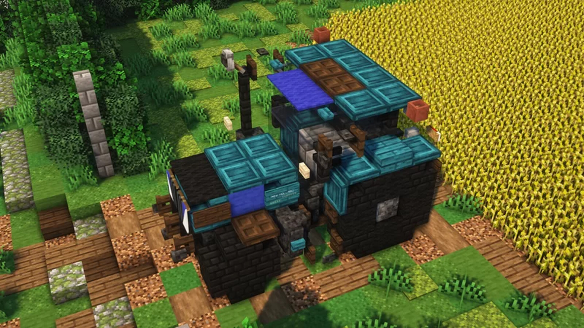 New Holland T6 + Methane Power T6 Minecraft Map