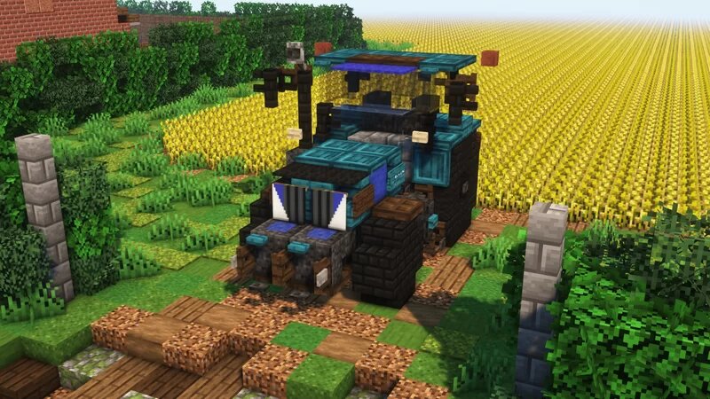 New Holland T6 + Methane Power T6 Minecraft Map