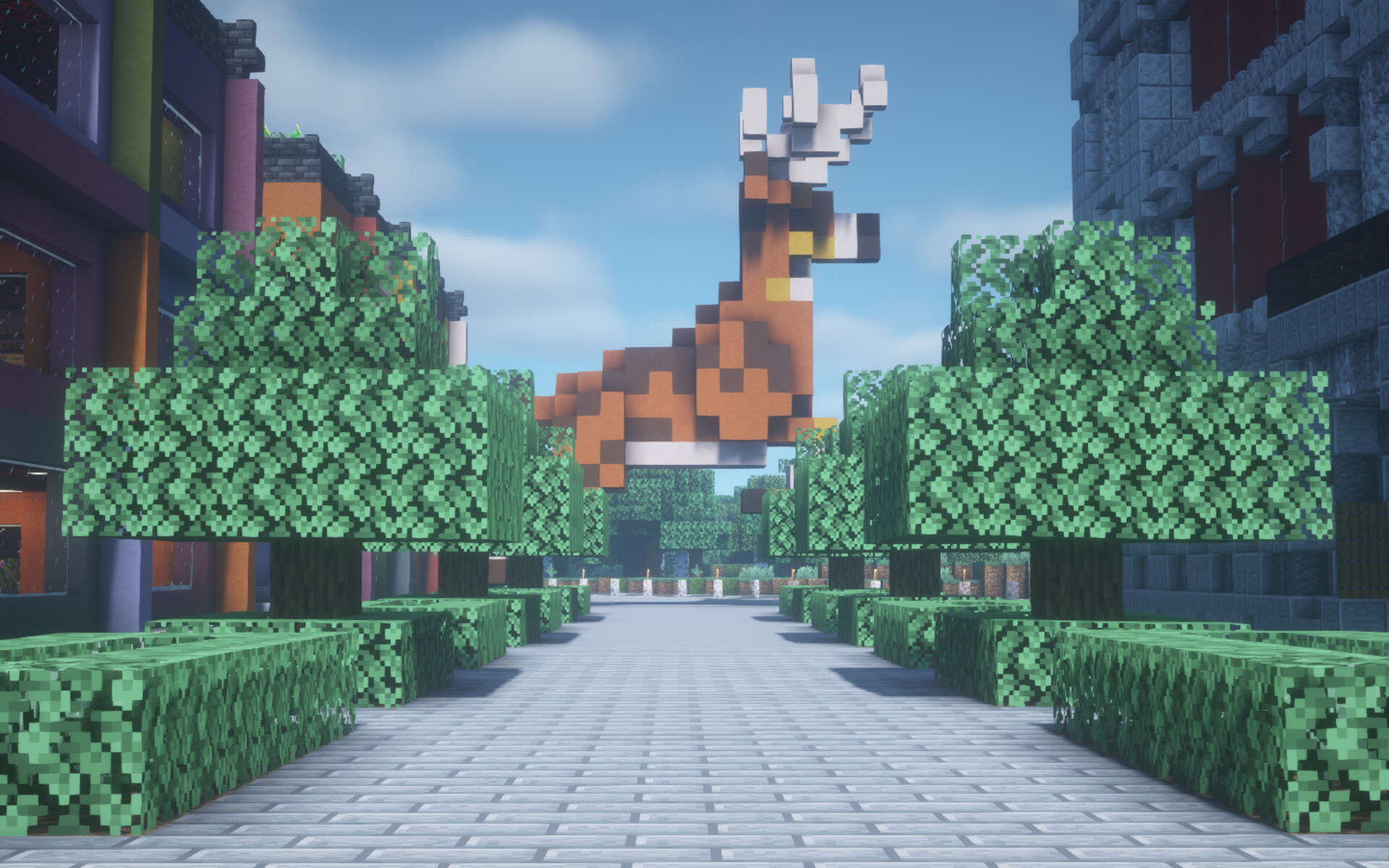 Deer statue Minecraft Map