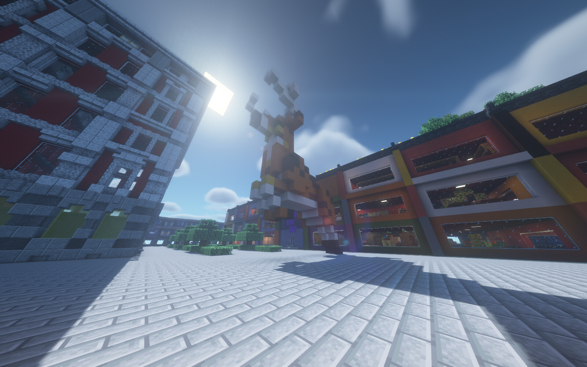 Deer statue Minecraft Map