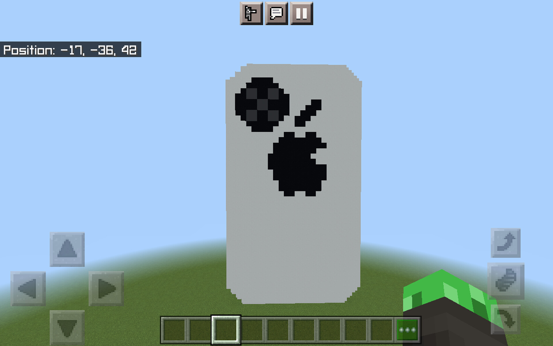 IPhone build by darkmazeblox. Minecraft Map