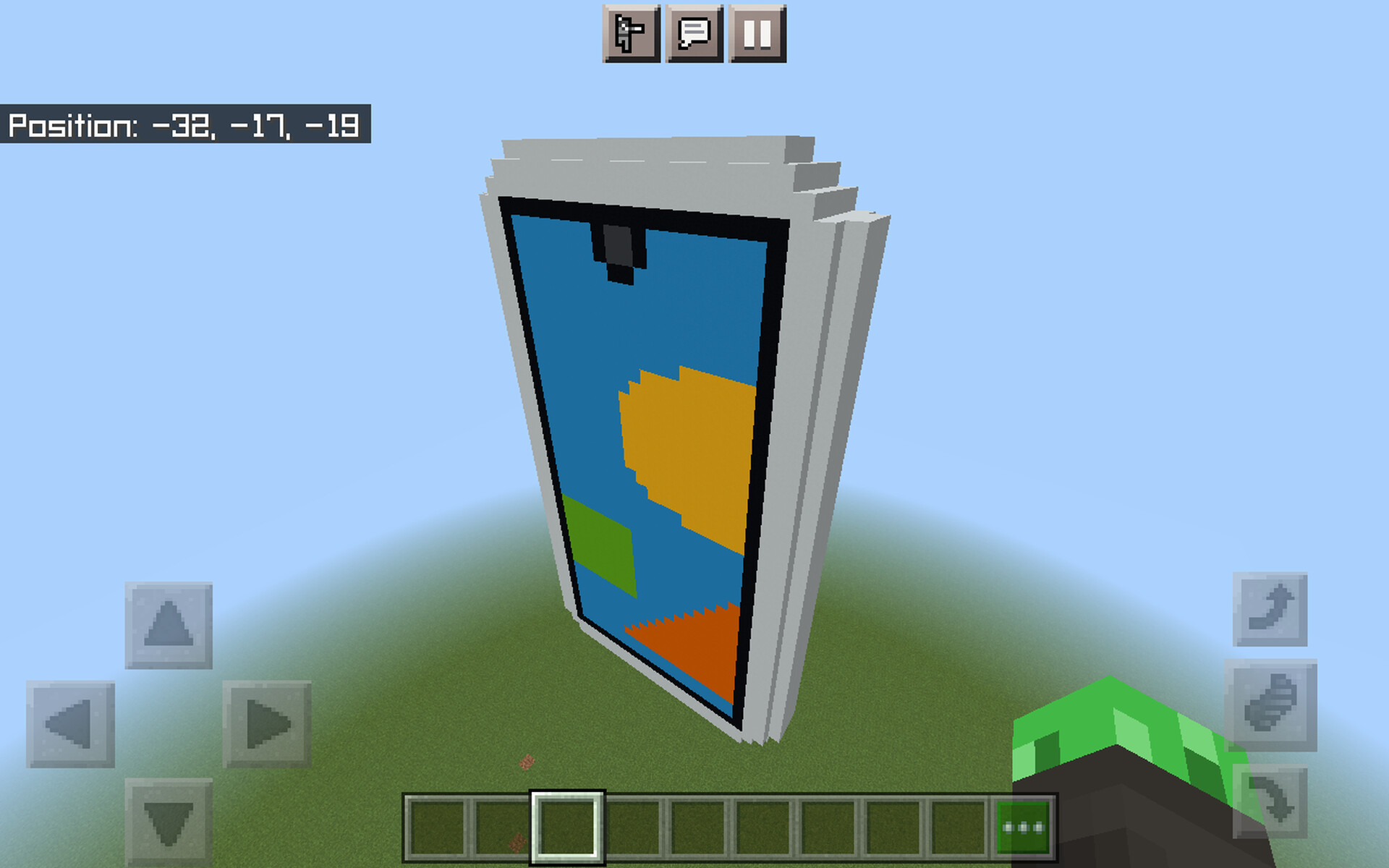 IPhone build by darkmazeblox. Minecraft Map