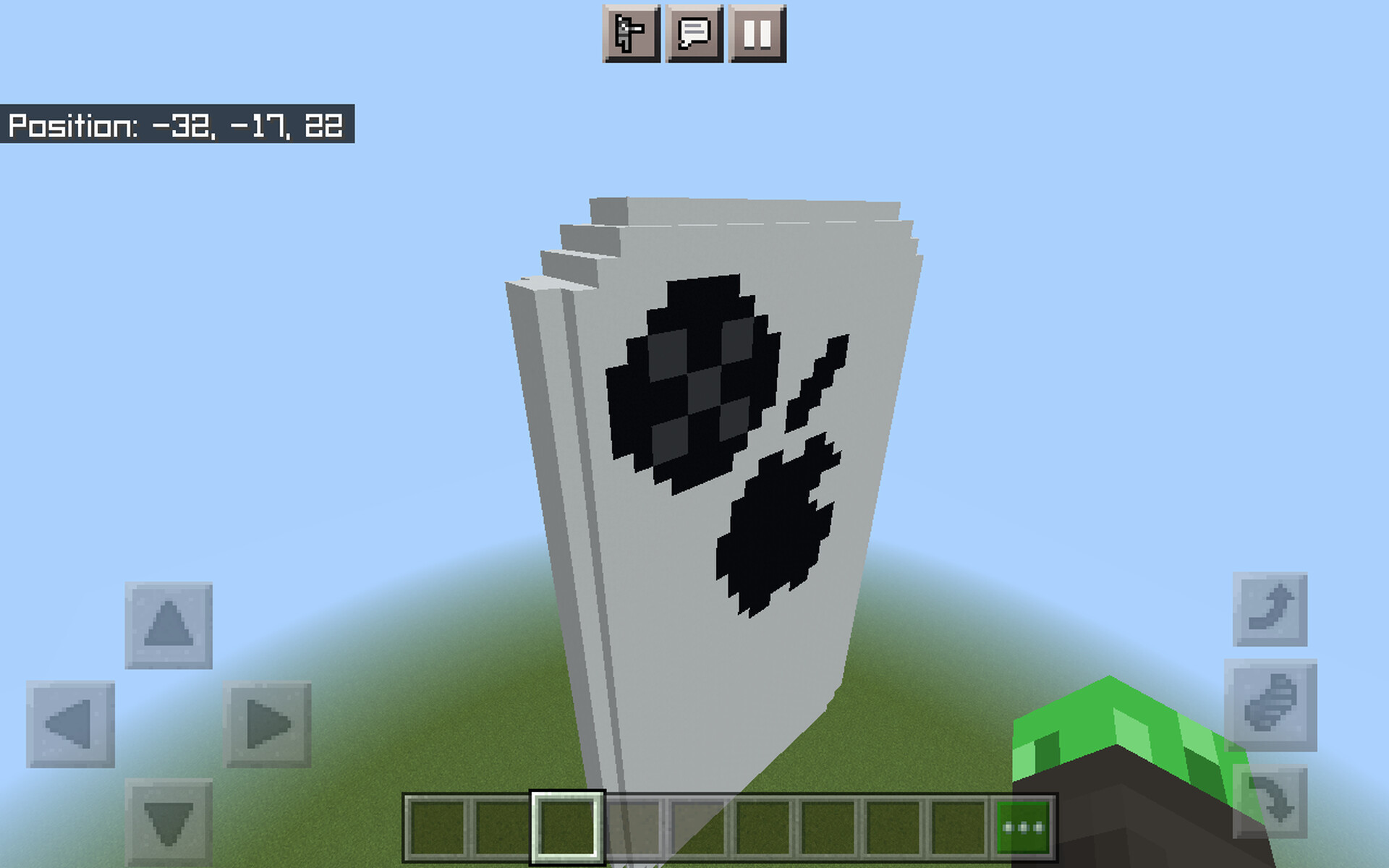 IPhone build by darkmazeblox. Minecraft Map