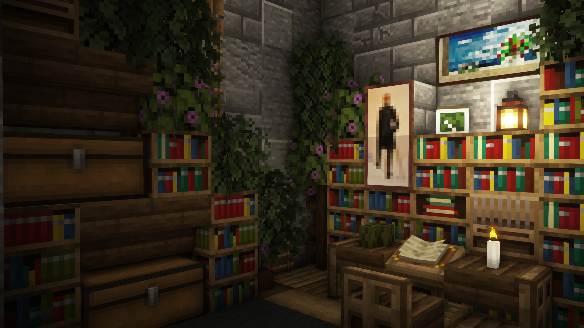 Medieval castle on the mountain [Interior] Minecraft Map