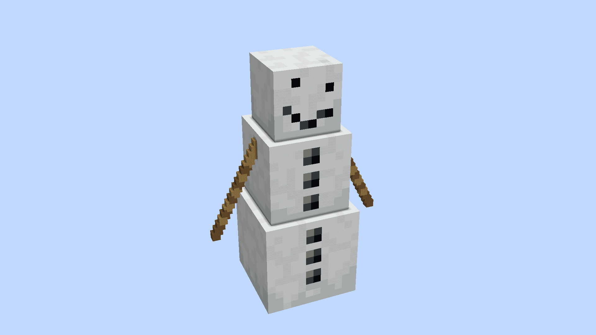 Snow Golem Mob Statues Minecraft Map